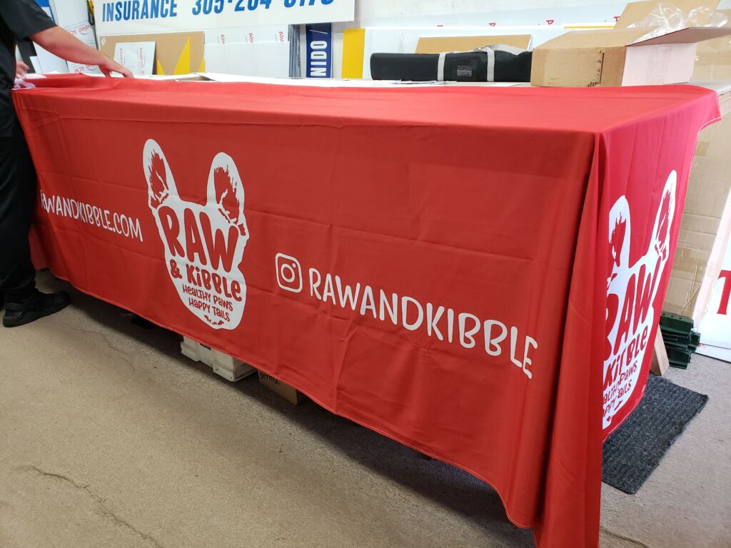 Custom Tablecovers Miami - Rapid Signs of South Florida - Signs and ...