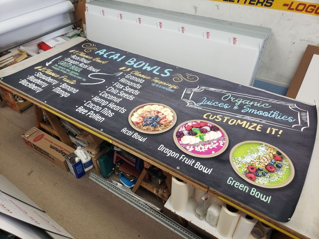 Menu Boards Miami - Rapid Signs of South Florida - Signs and Printing Miami