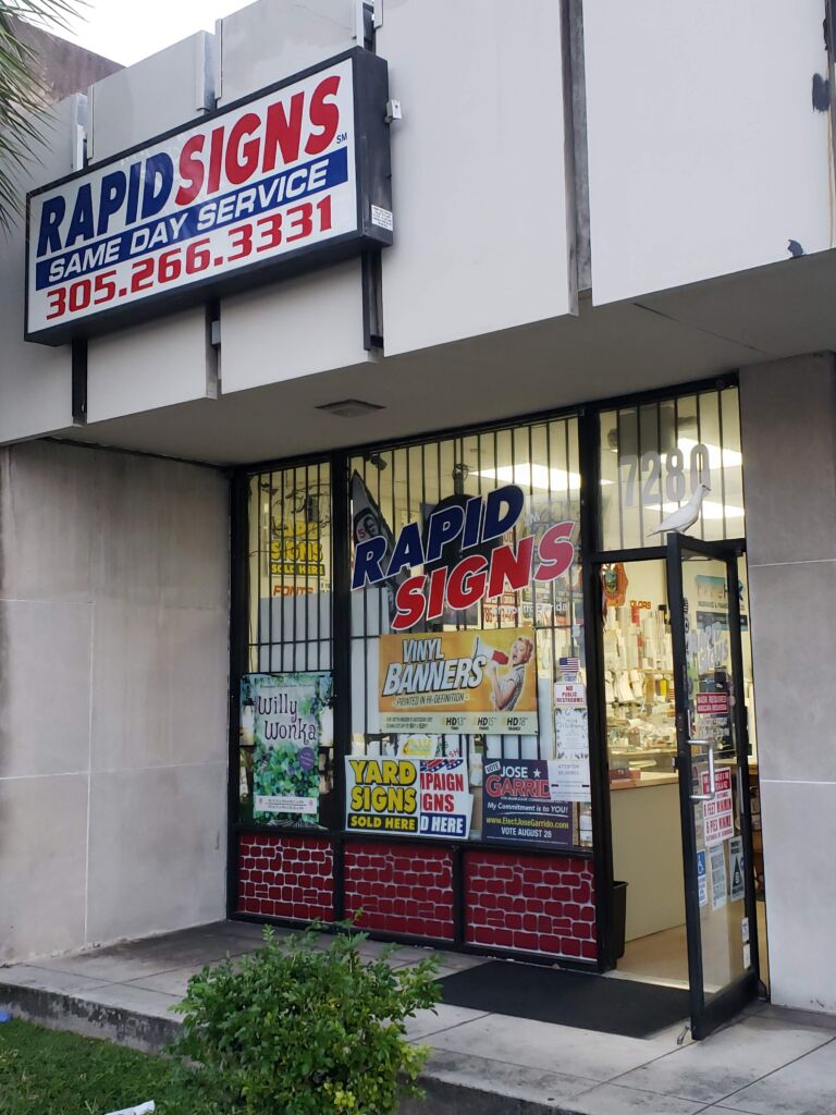 Storefront Signs Miami - Rapid Signs of South Florida - Signs and ...