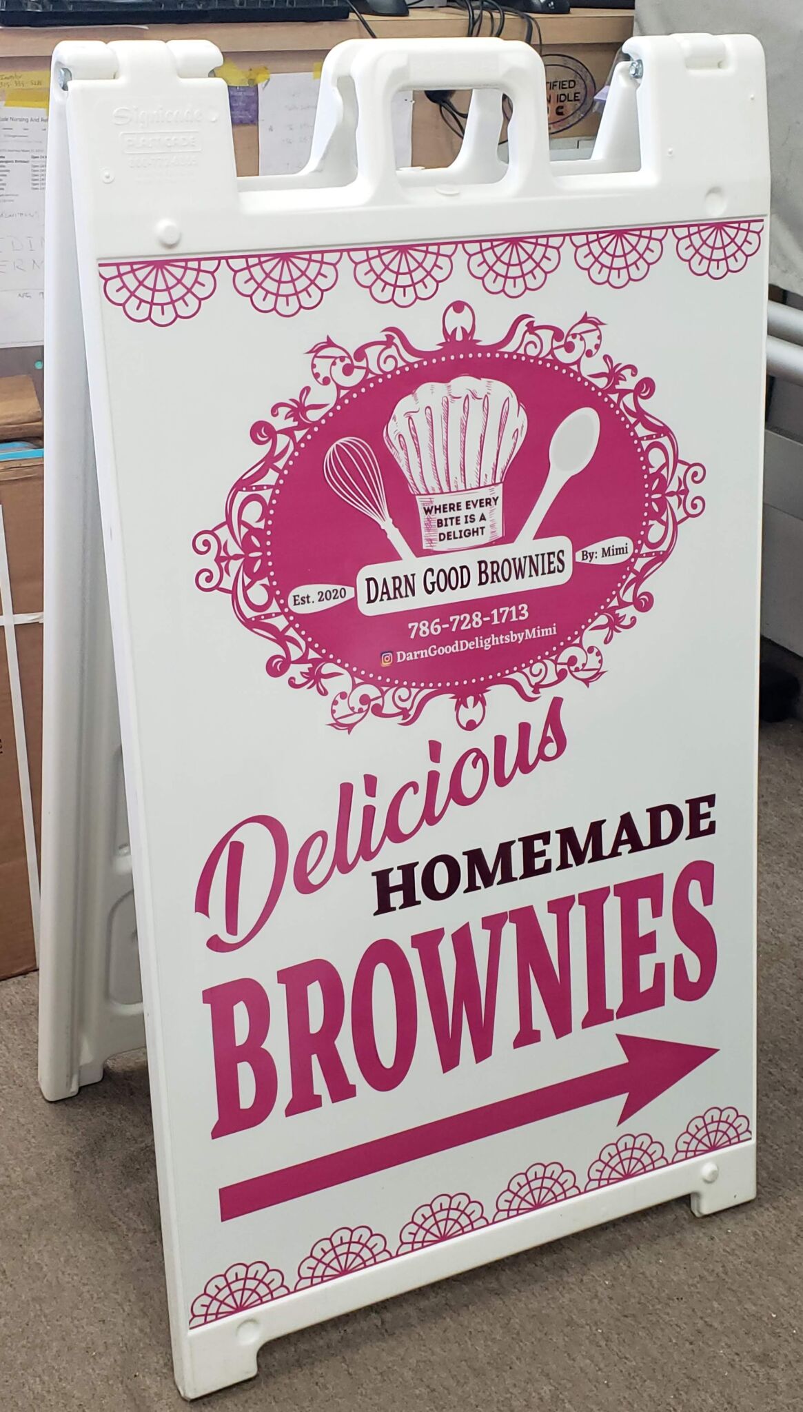 A-Frame Signs Miami - Rapid Signs of South Florida - Signs and Printing ...